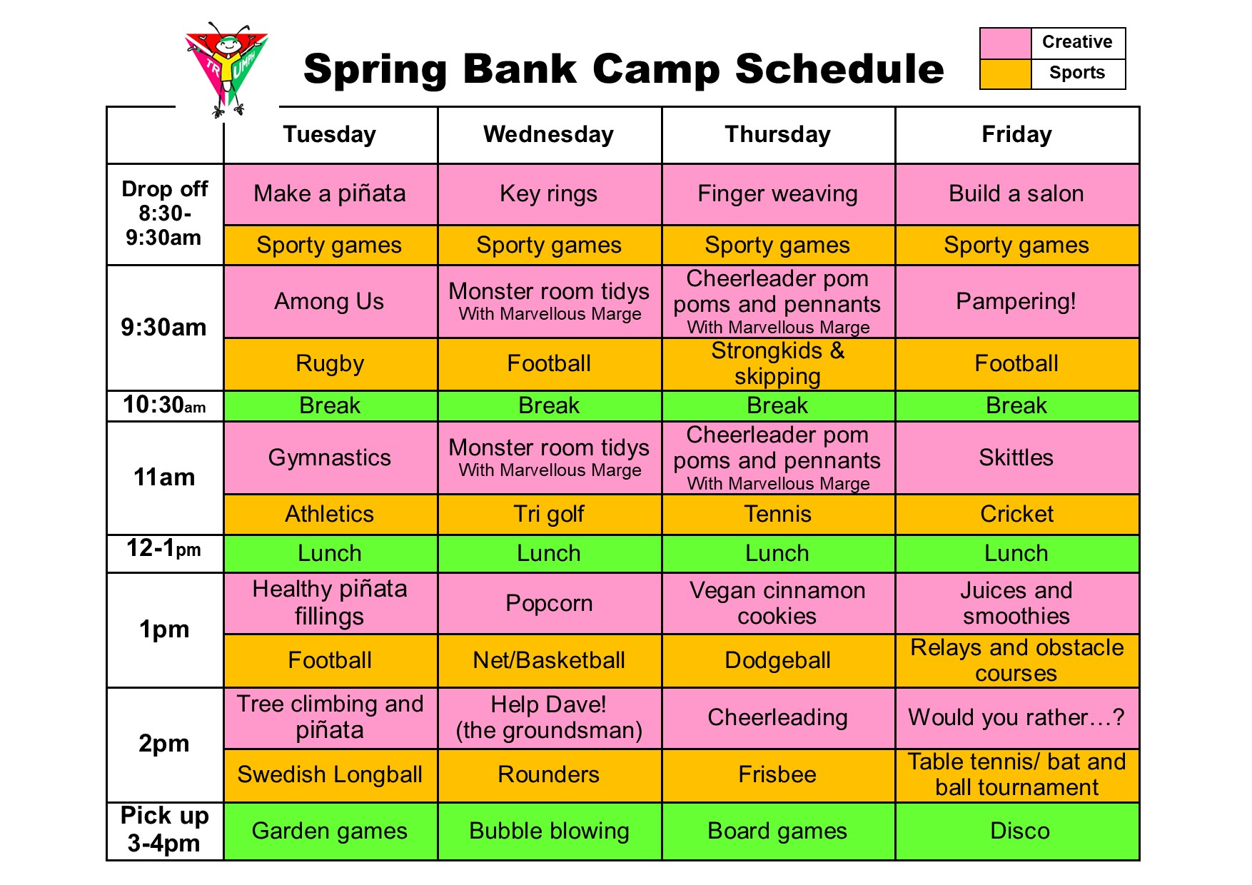 Holiday Camps > TrYumph in Life